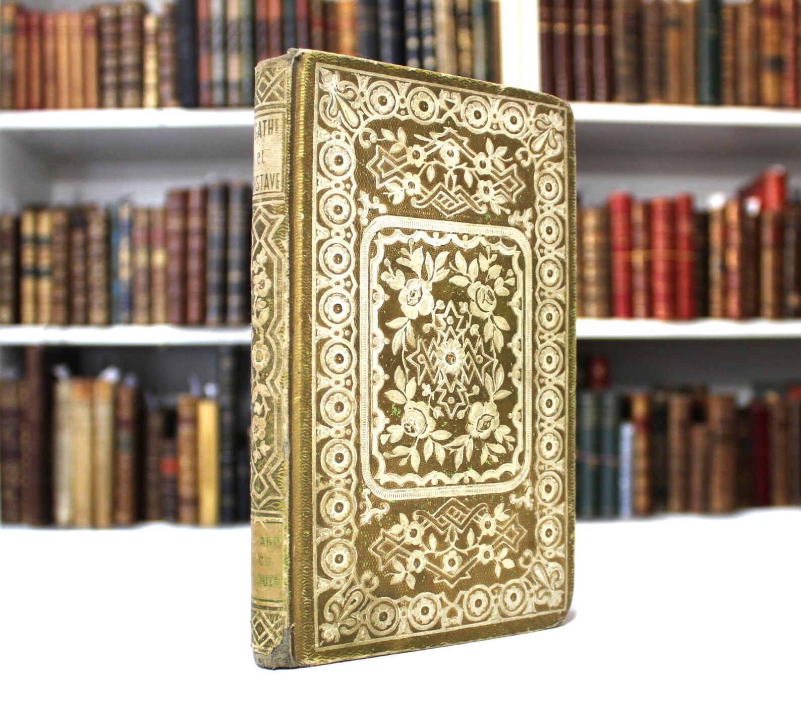 1856 RARE French Antique Book agathe Et Gustave. Souvenir De L'empire Children's Literature ...