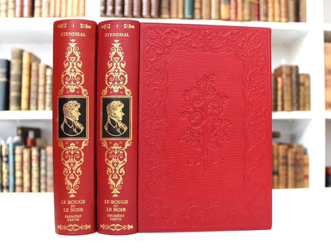 1971 Stendhal le Rouge Et Le Noir the Red and the Black 2-volume Set ...