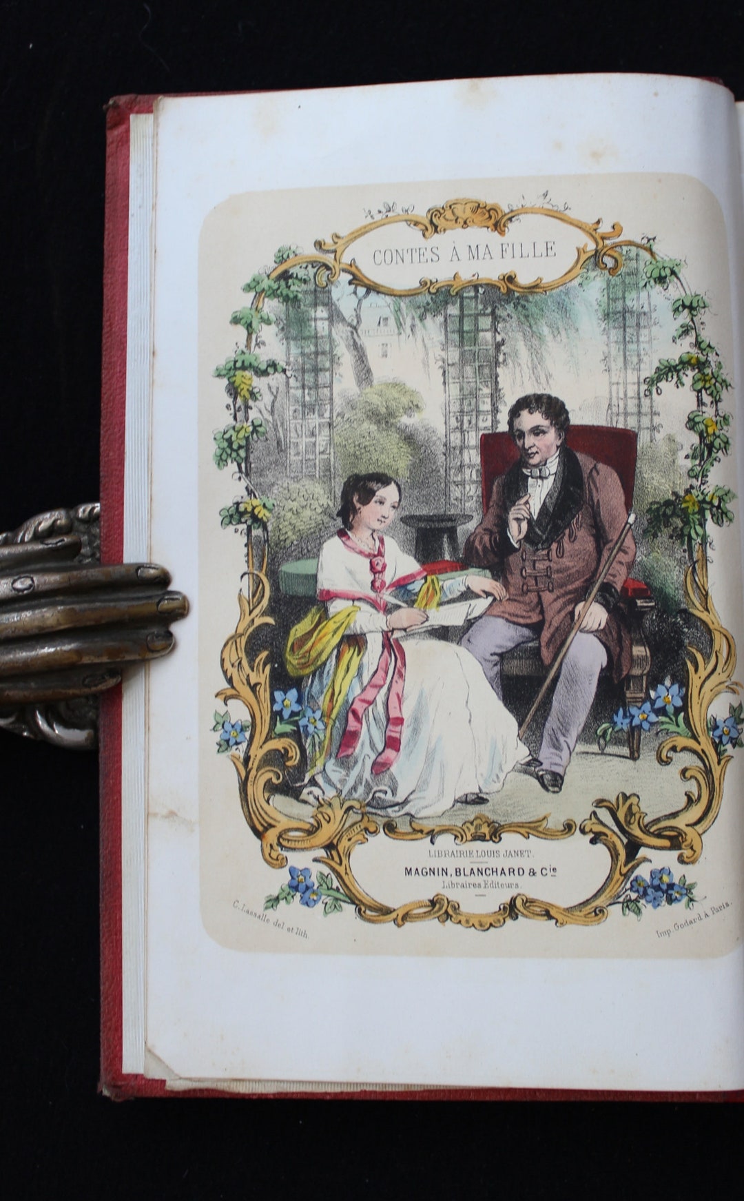1850 RARE Children's Literature Tales for My Family J. N. Bouilly ...