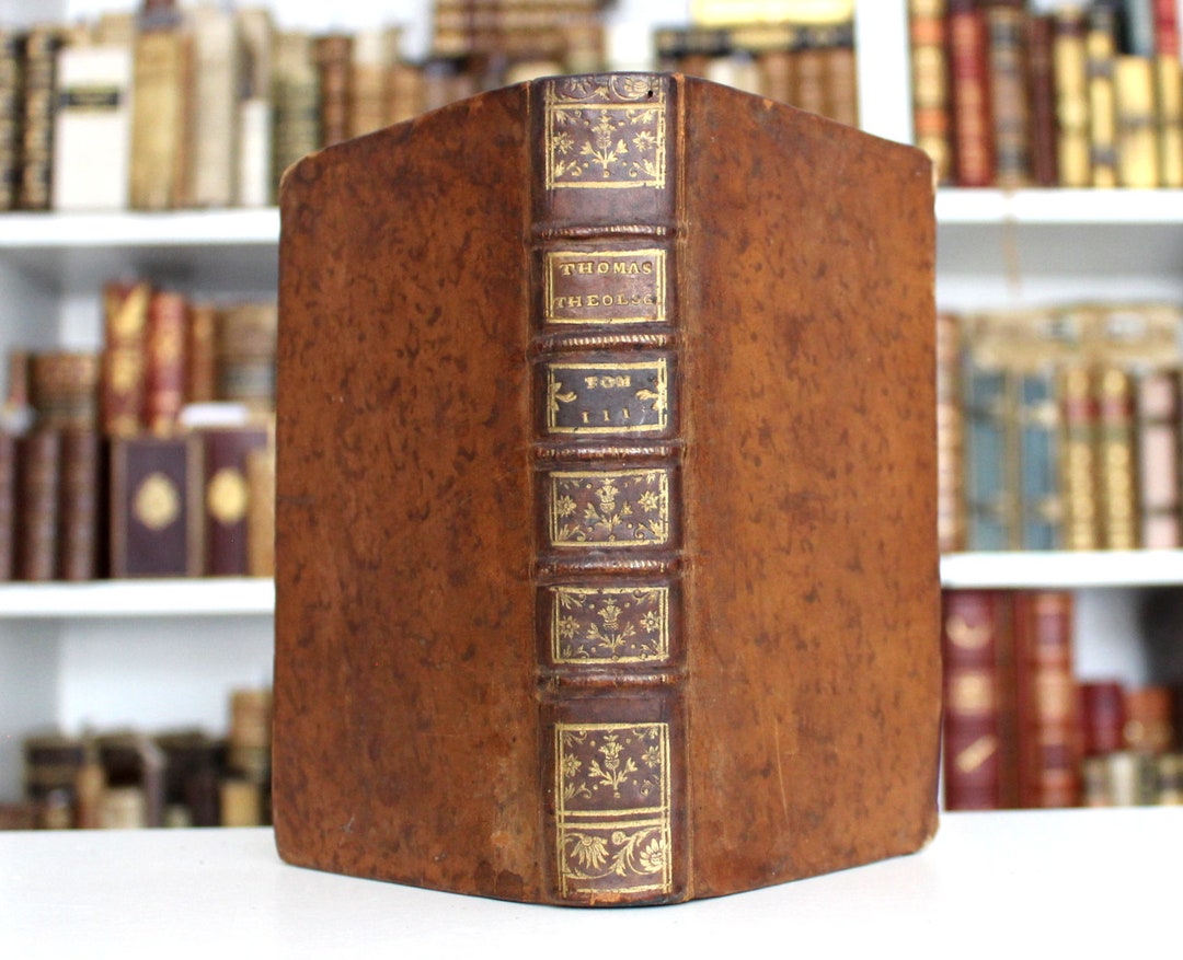 1777 Antique THEOLOGY Book Latin Theologia Universa De Incarnatione ...