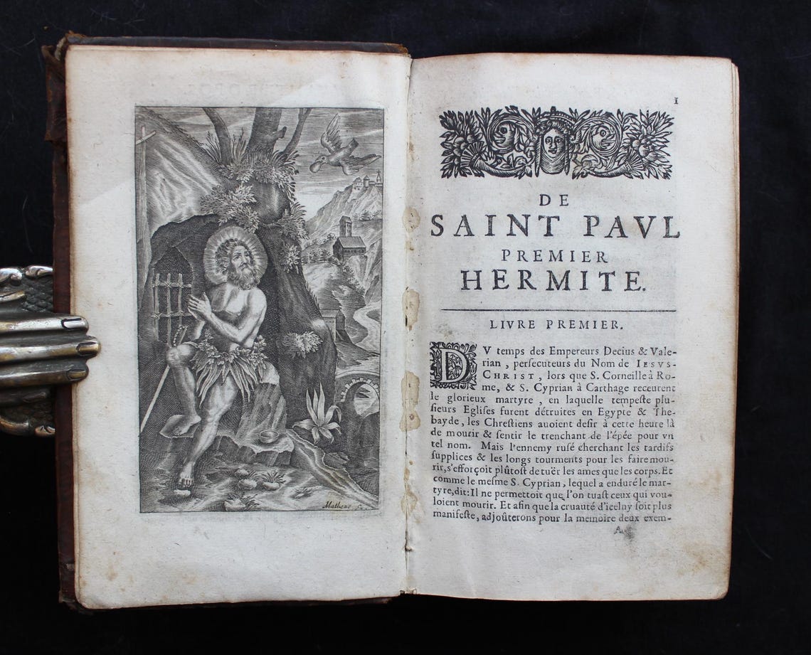 1668 Lives of Desert Fathers: Saint Jerome, Early Christian Hermits ...