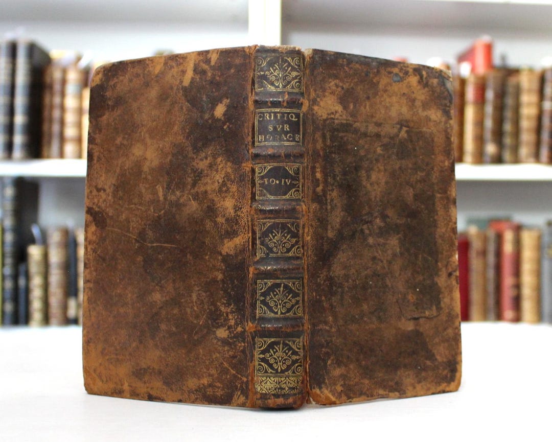 1684 RARE the Works of HORACE the Odes in Latin & French Roman ...