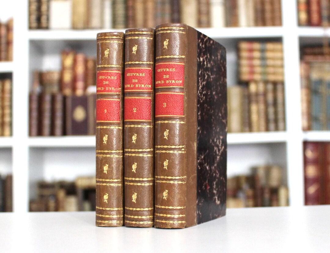 1827 Lord BYRON Don Juan Satirical & Epic Poem Complete Set in 3 ...