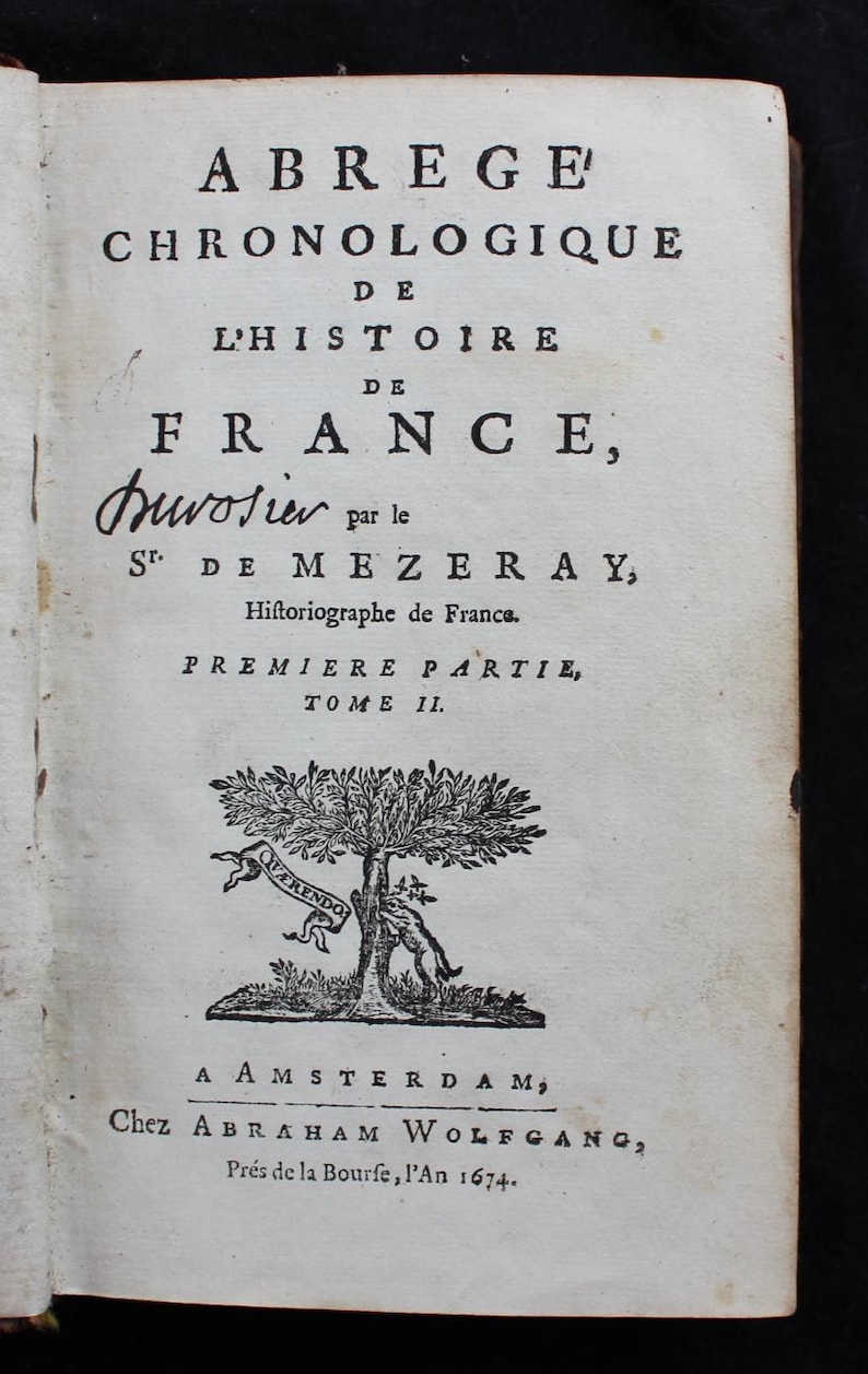 1674 RARE History of France During the Middle Ages Illustrated With 17 ...