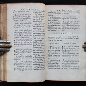 1675 RARE the Book of Psalms Antique Bible Old Testament King David ...