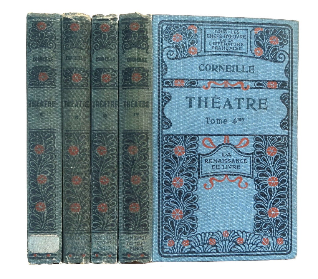 1920 Pierre Corneille French Theater Complete Set: Decorated Cloth ...