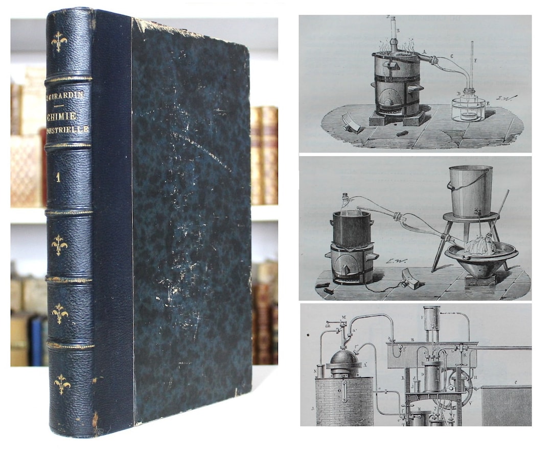 1880 RARE Antique Chemistry Book Lessons in Elementary Chemistry ...