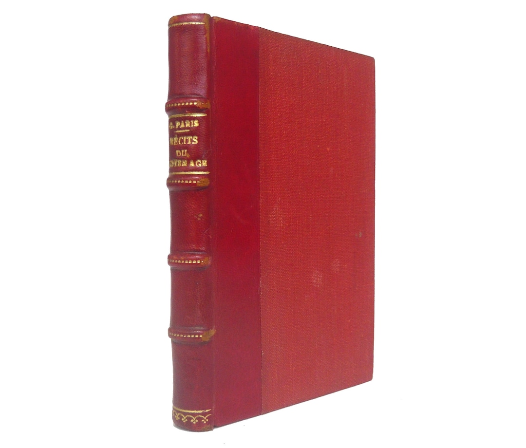 1932 RARE Anthology of French Medieval Literature Prose & Poetry Edited ...