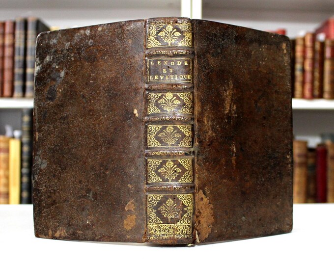 1683 RARE the Books of Exodus and Leviticus Antique BIBLE Old Testament ...