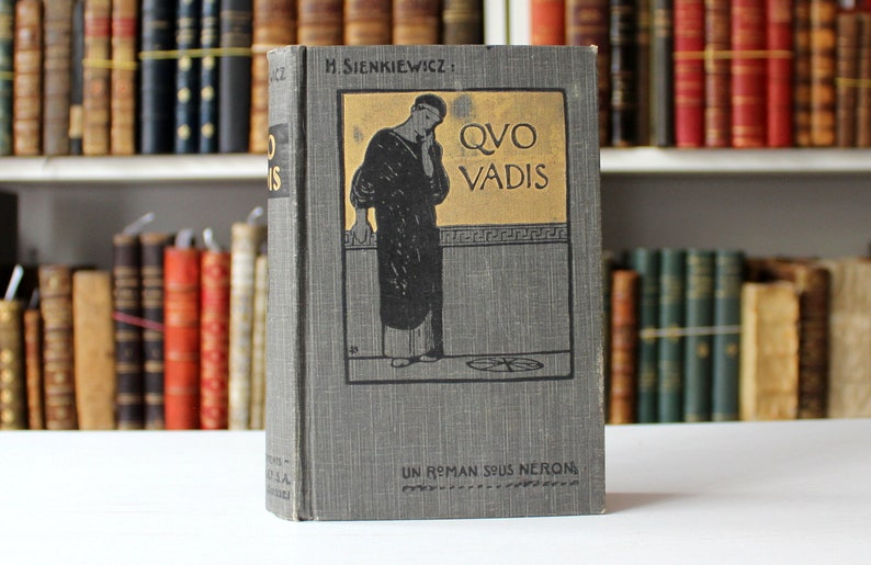 1900 Quo Vadis Antique French Book: Illustrated Historical Novel - Etsy
