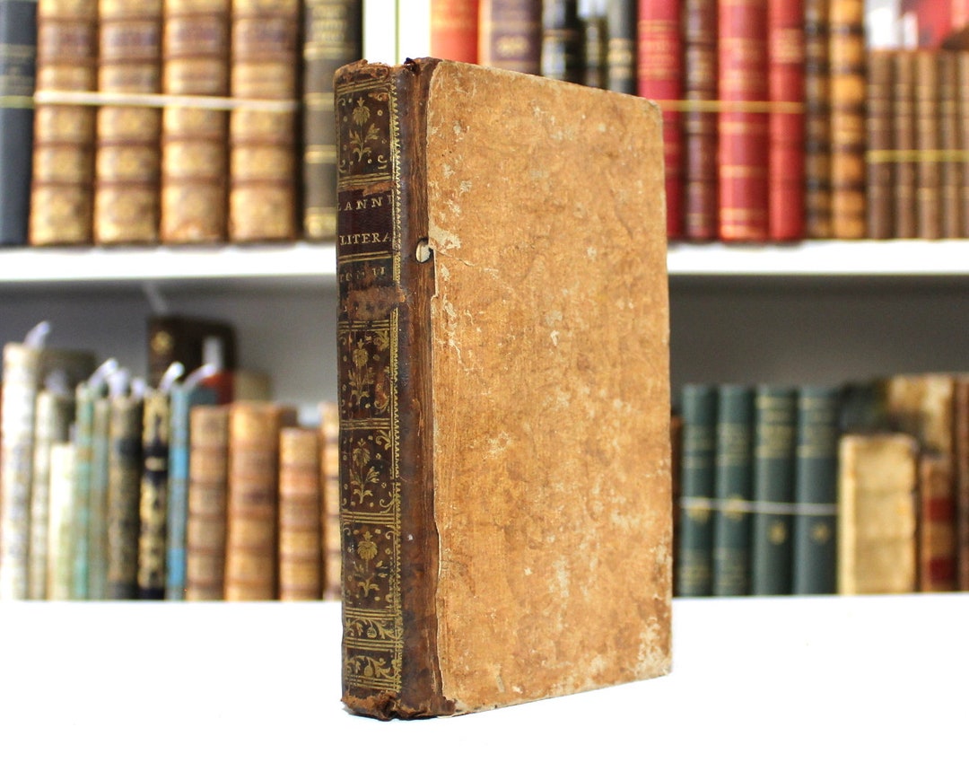 1758 French Antique Book "l'année Littéraire. Année Mdcclviii" French ...