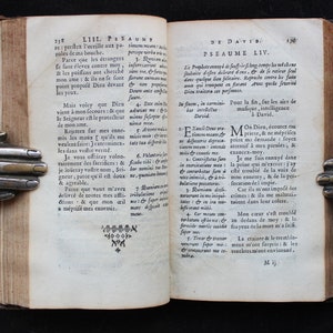 1675 RARE the Book of Psalms Antique Bible Old Testament King David ...