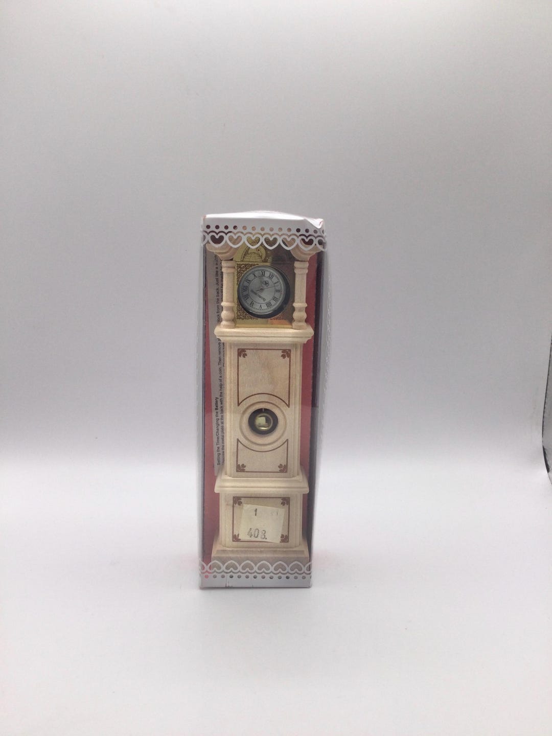 Vintage BODO HENNIG Miniature Dollhouse Pendulum Clock - Etsy