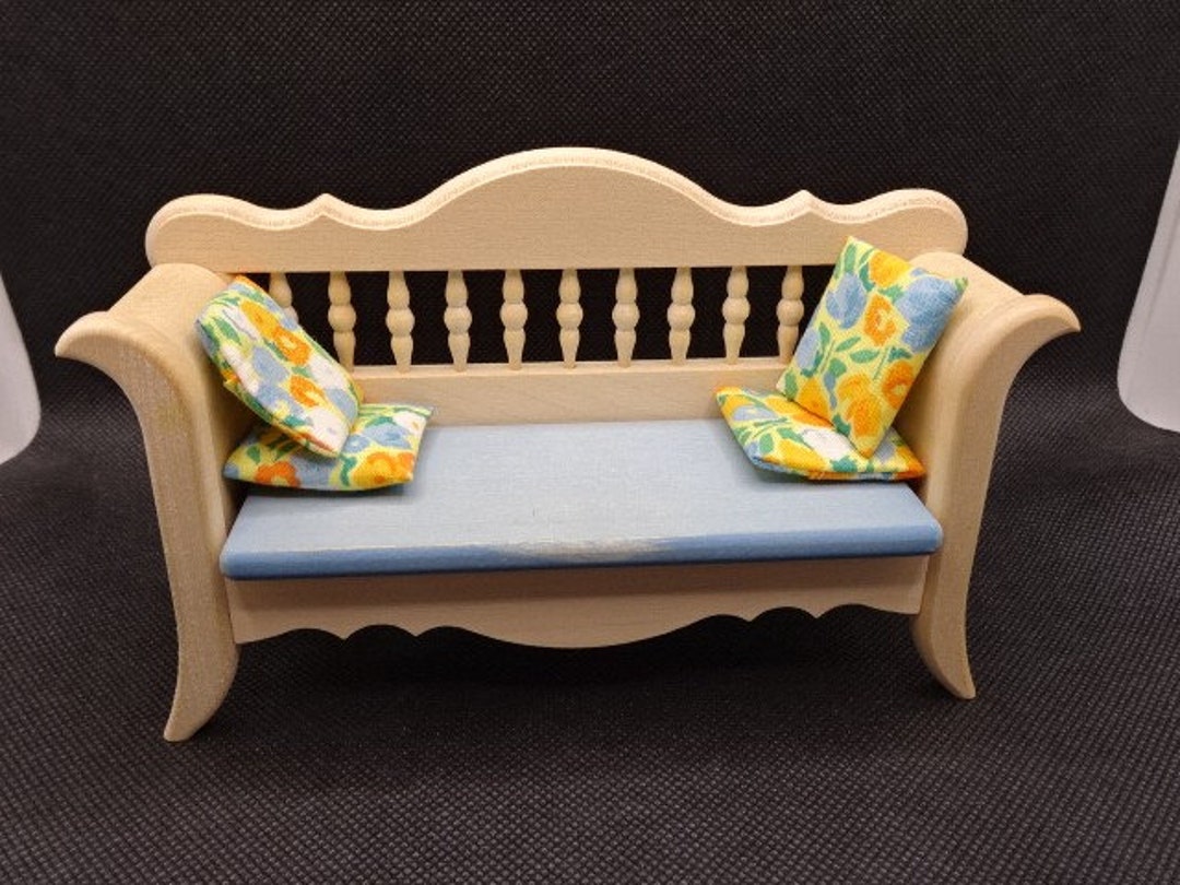 BODO HENNIG Miniature Sofa Furniture Dollhouse Dollhouse - Etsy