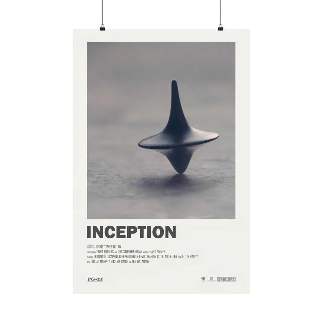 Poster INCEPTION Movie Poster Nolan Dicaprio Cotillard Gordon Lewitt ...