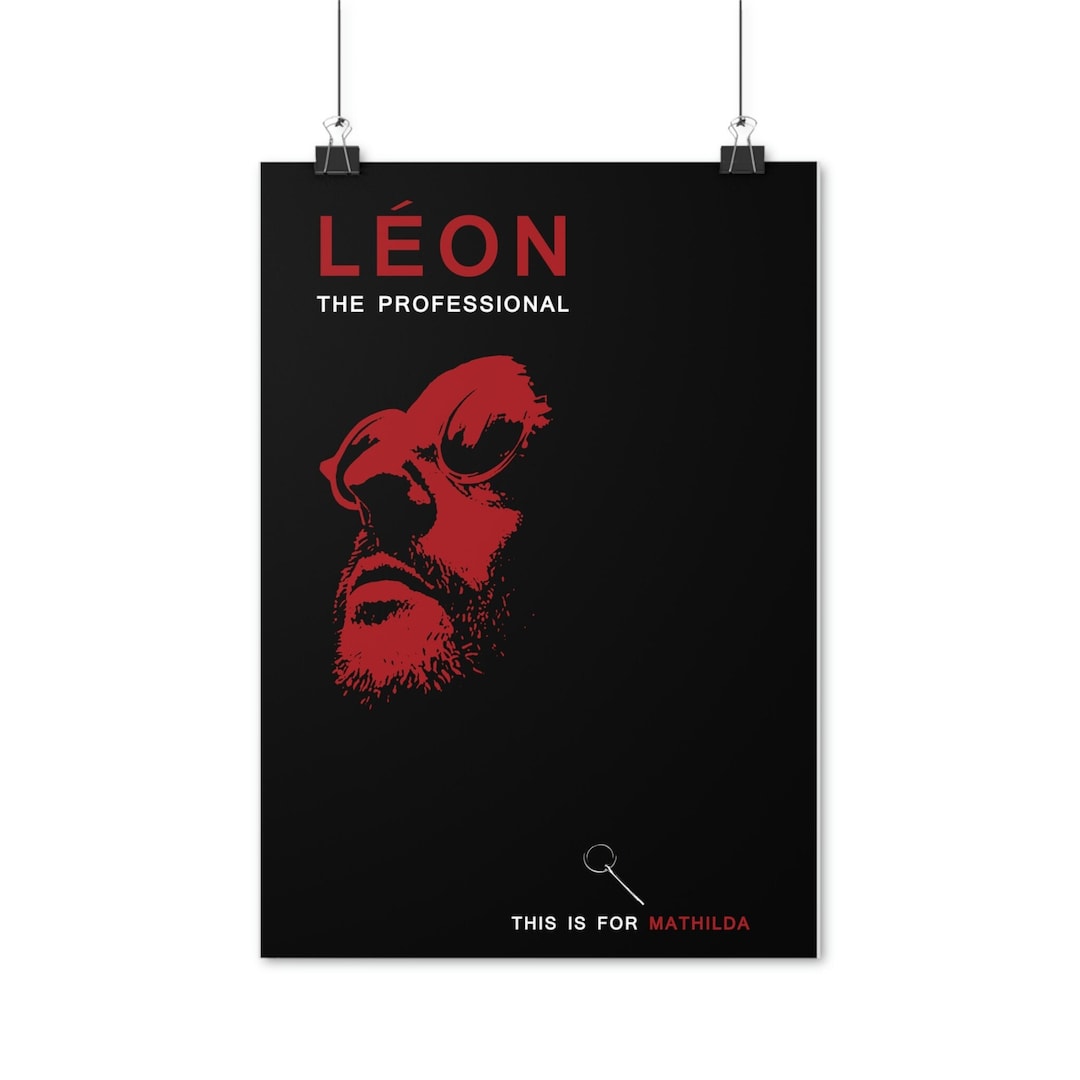 Léon the Professional Movie Poster Fan Art Alternative Luc Besson Jean ...