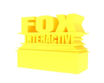 3d Printed Fox Logo - Etsy