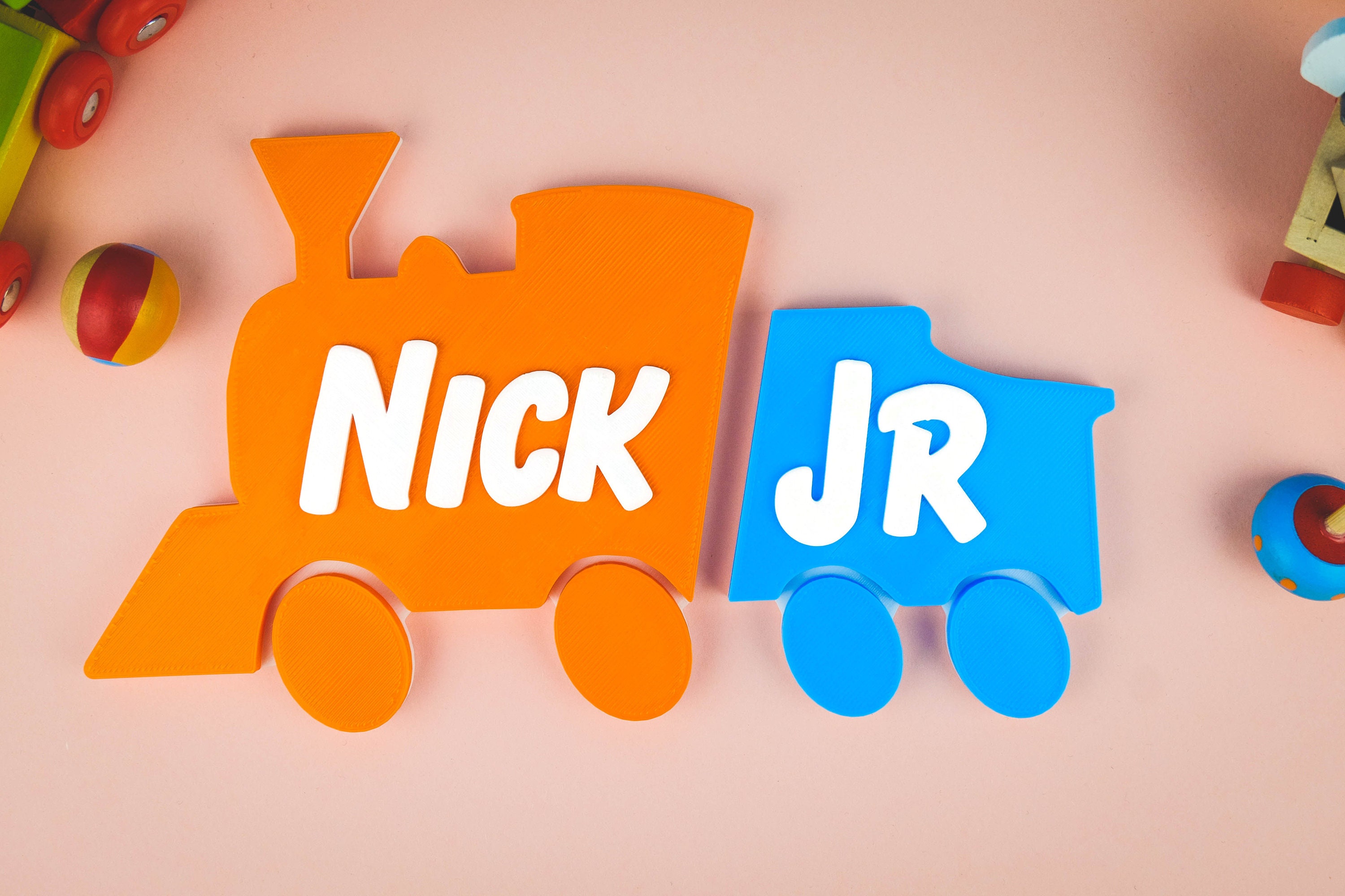 Nick JR Train Style 3D Printed Logo Figure Kids Toy Pretend - Etsy ...