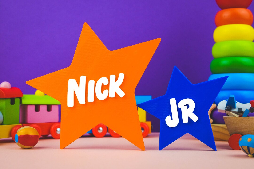 Nick Jr Stars Style 3D Printed Logo Figure Kids Toy Pretend - Etsy Canada