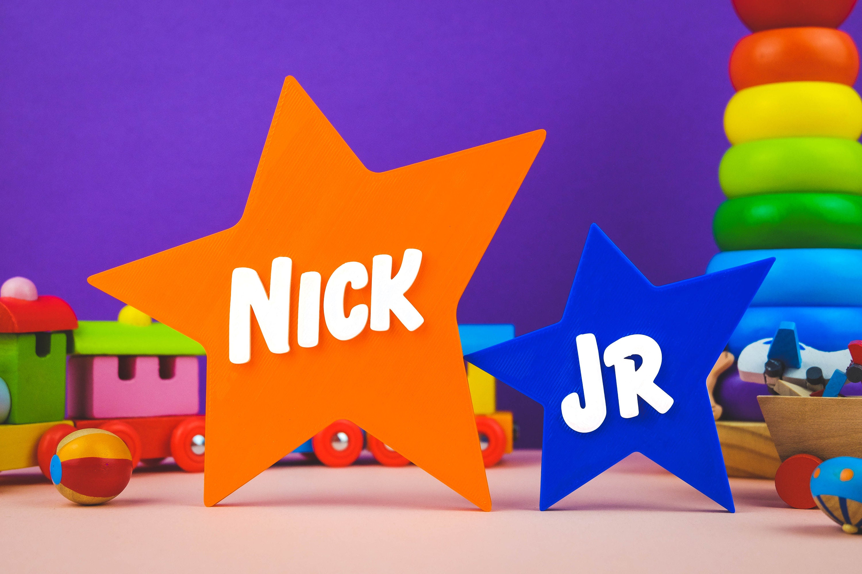 Nick Jr Stars Style 3D Printed Logo Figure Kids Toy Pretend - Etsy Canada