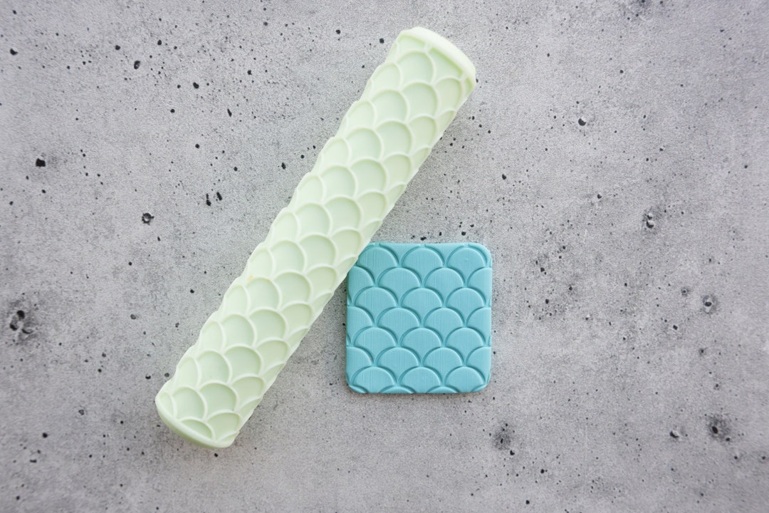 Scales - Mermaid Resin Texture Roller - Etsy
