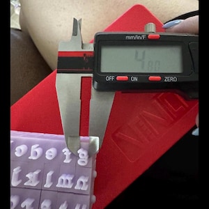 Typewriter Alphabet - Mini Interlocking Stamp Set - Resin - Etsy