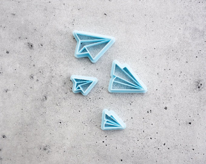 Polymer Clay Cutter, Paper Airplane Shape Clay Cutters, 3D Printed Clay ...