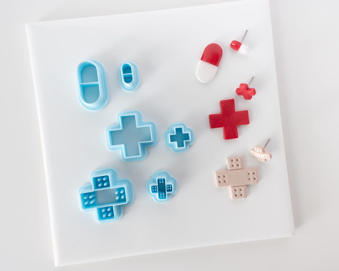 Medical Set - Healthcare Clay Cutters (nurse, Doctor, EMS, EMT) - Etsy