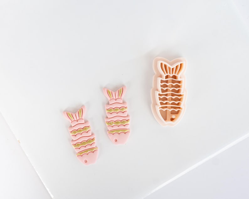 Dangling Fish - Cut or Embossed - Etsy UK