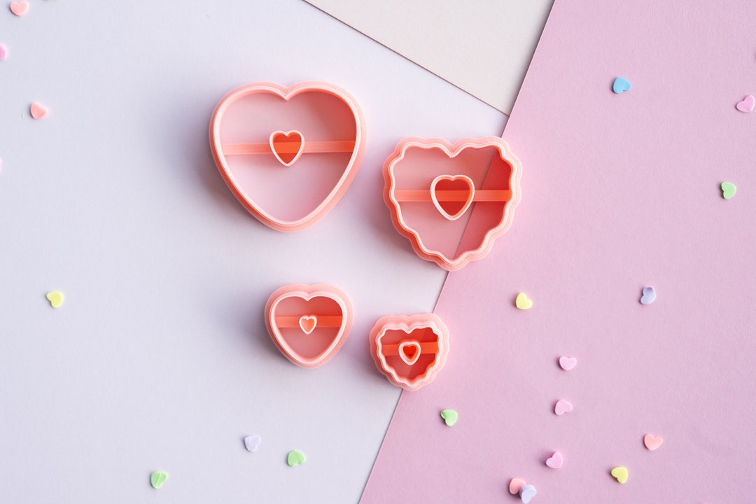 Heart Donut - 2 Piece Set - Etsy