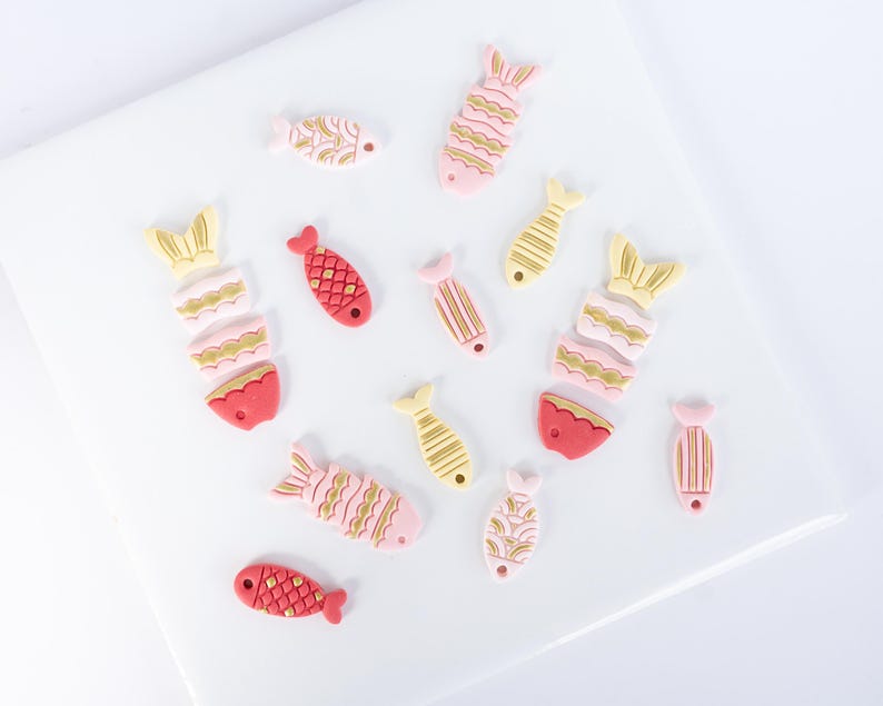 Dangling Fish - Cut or Embossed - Etsy UK