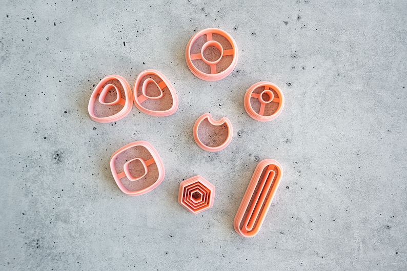 Long Oval Clay Cutter: Polymer Clay Earring Tool (50mm, 60mm) - Etsy