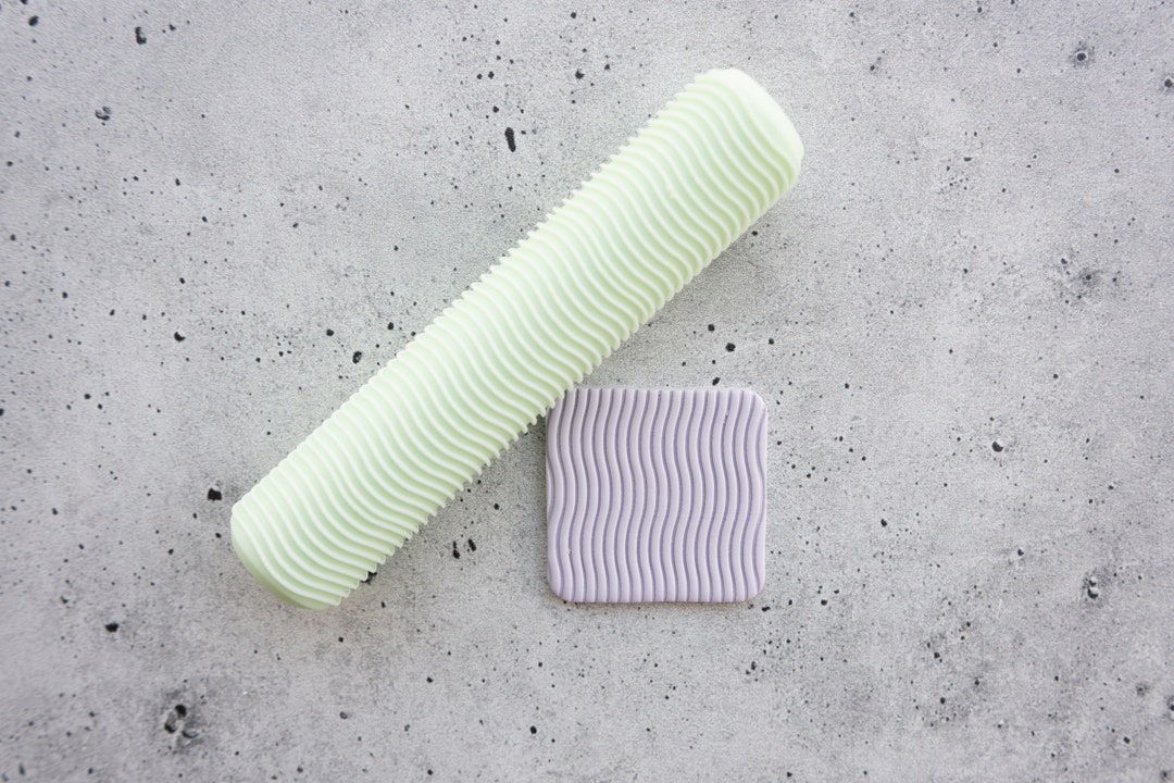 Small Waves - Wavy Line Resin Texture Roller - Etsy