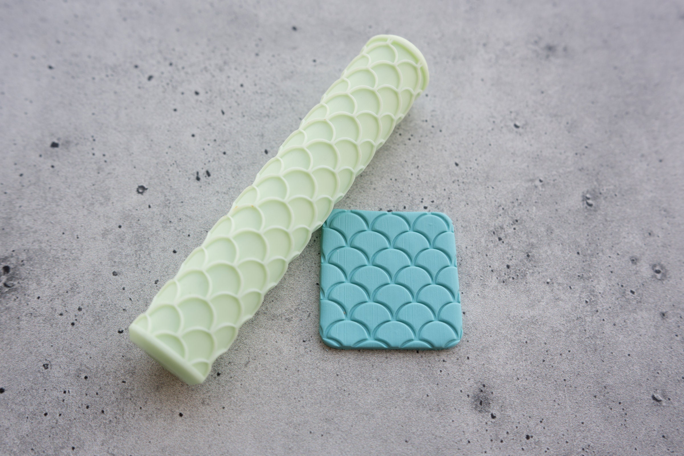 Scales - Mermaid Resin Texture Roller - Etsy