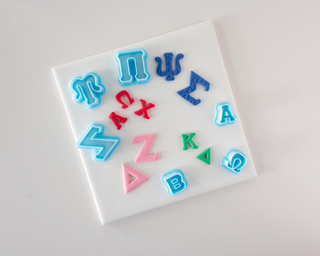 Greek Alphabet - Cutters - Etsy