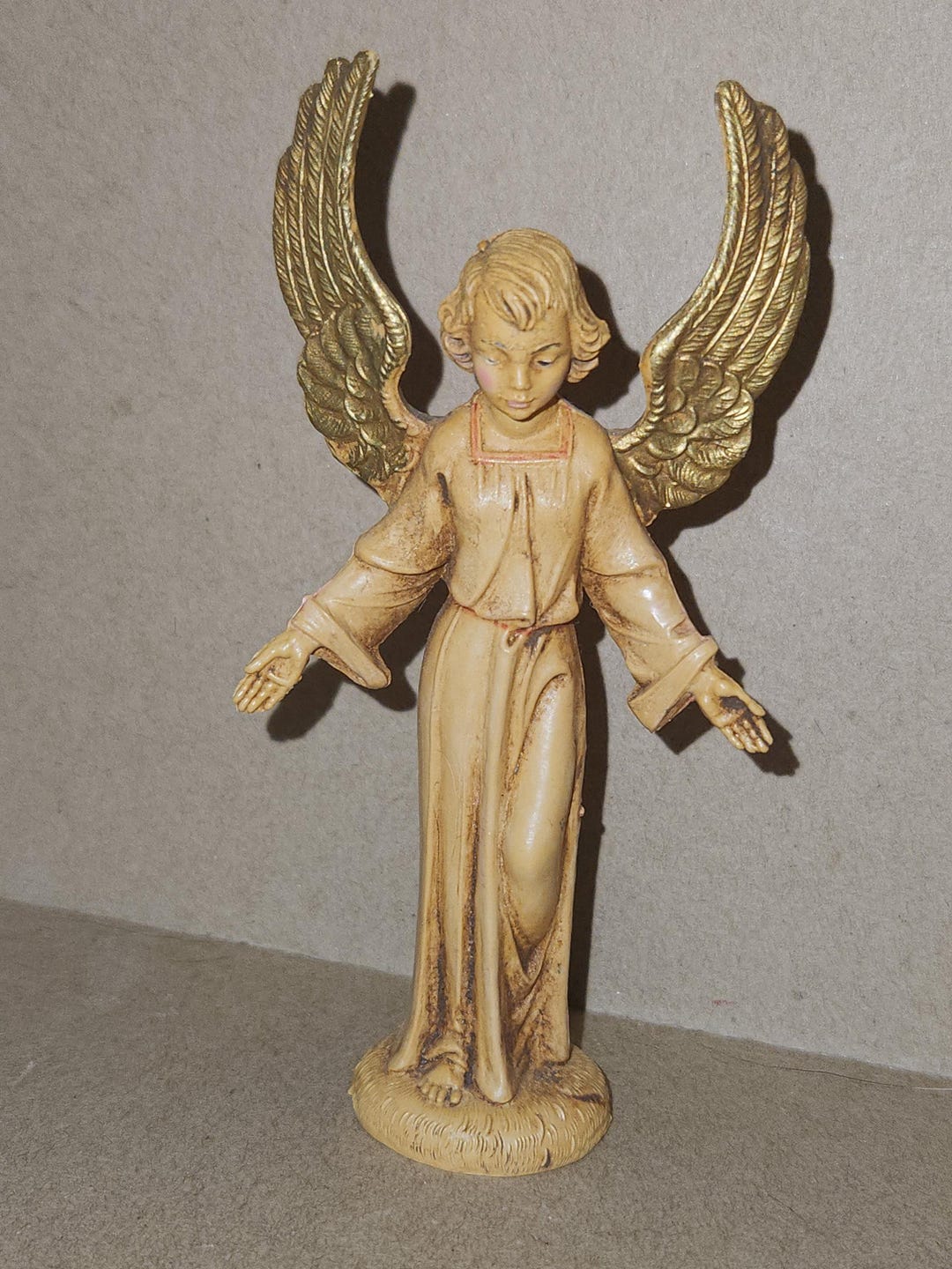 Vintage Fontanini Depose Angel 4 3/4" Nativity Figure Italy Roman Fn84 ...