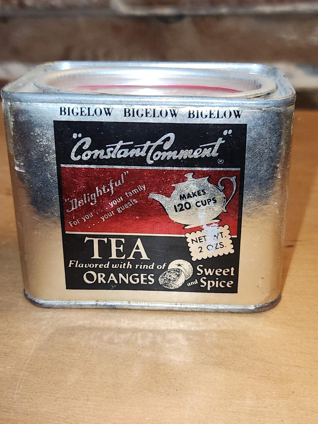 Vintage Bigelow Constant Comment Tea Tin NO CONTENTS Ti8 - Etsy