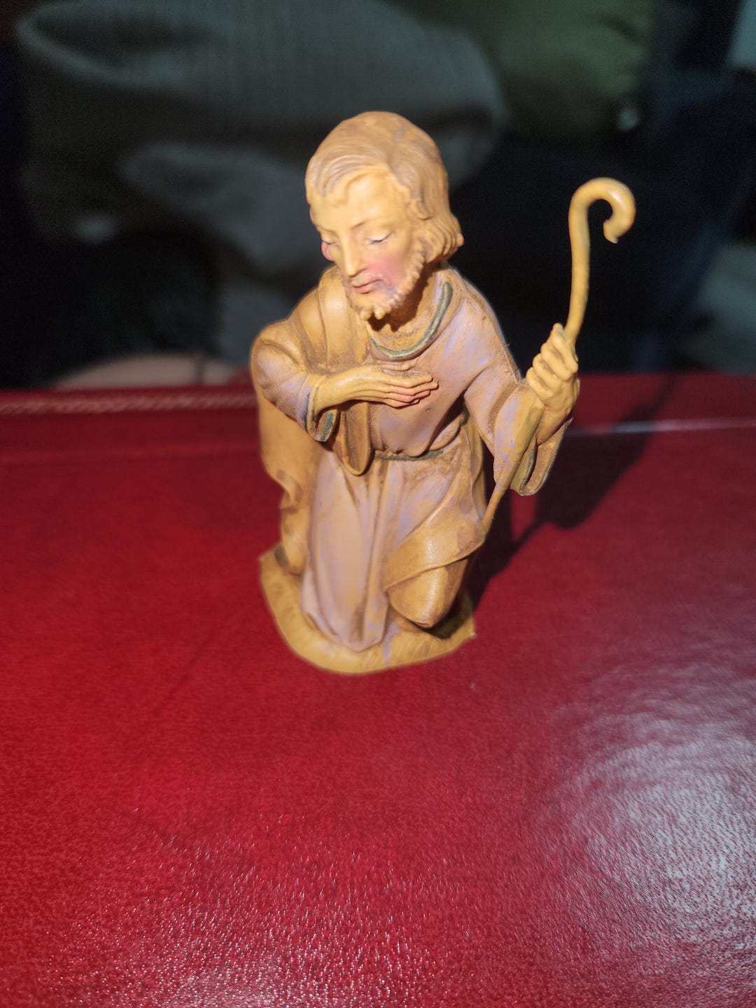 Vintage Fontanini Depose Kneeling Joseph Nativity Figure 3 1/4" Italy ...