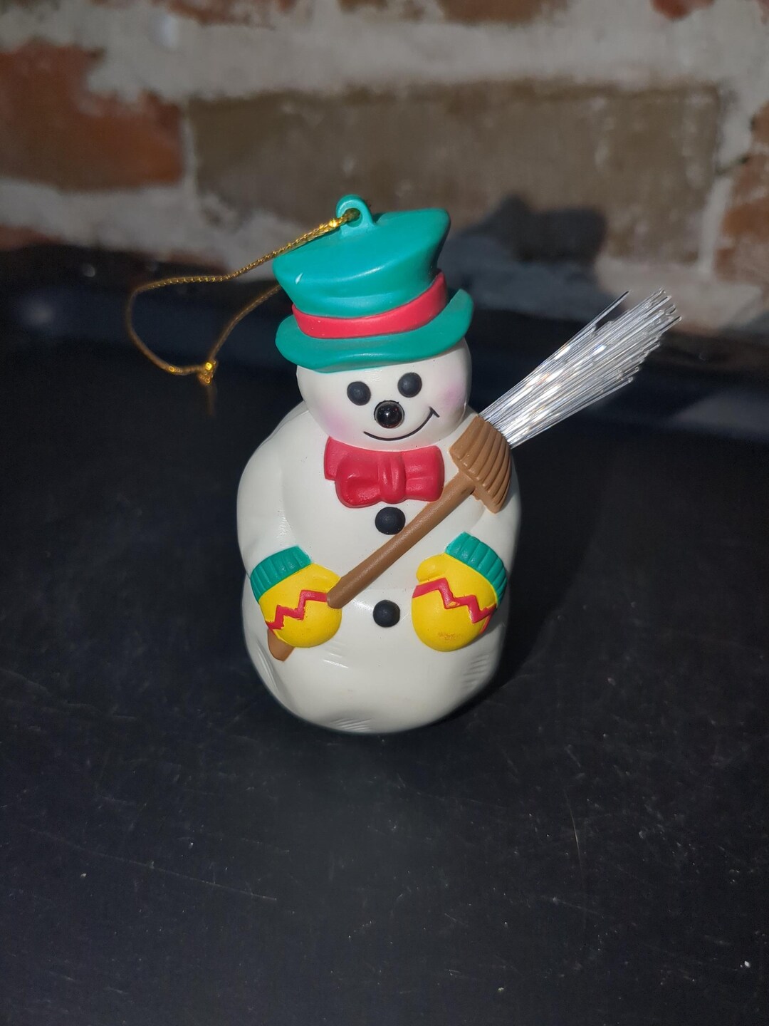 Vintage Avon Snowman Fiber Optic Light up Ornament A1 - Etsy