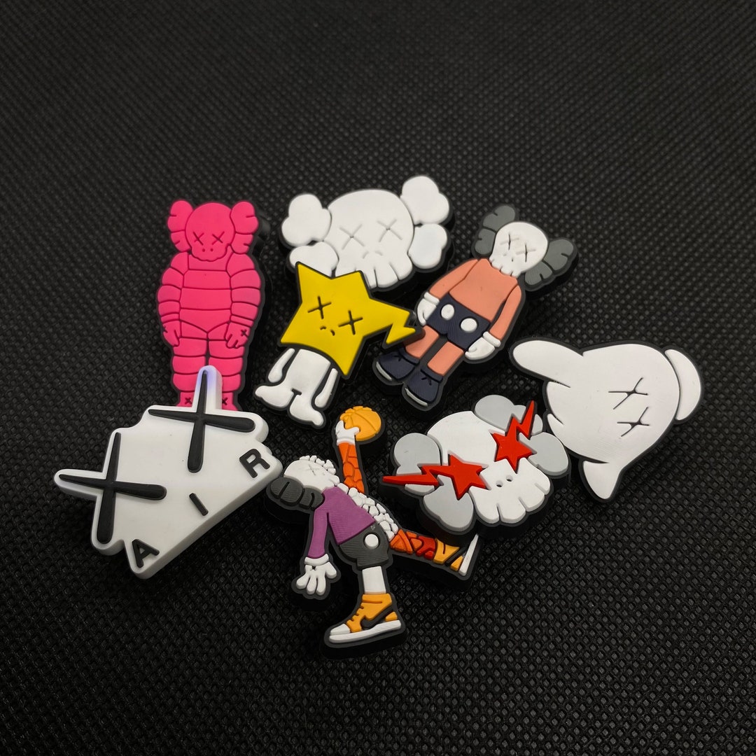 Pare Kaws Cool Crocs Charms - Etsy
