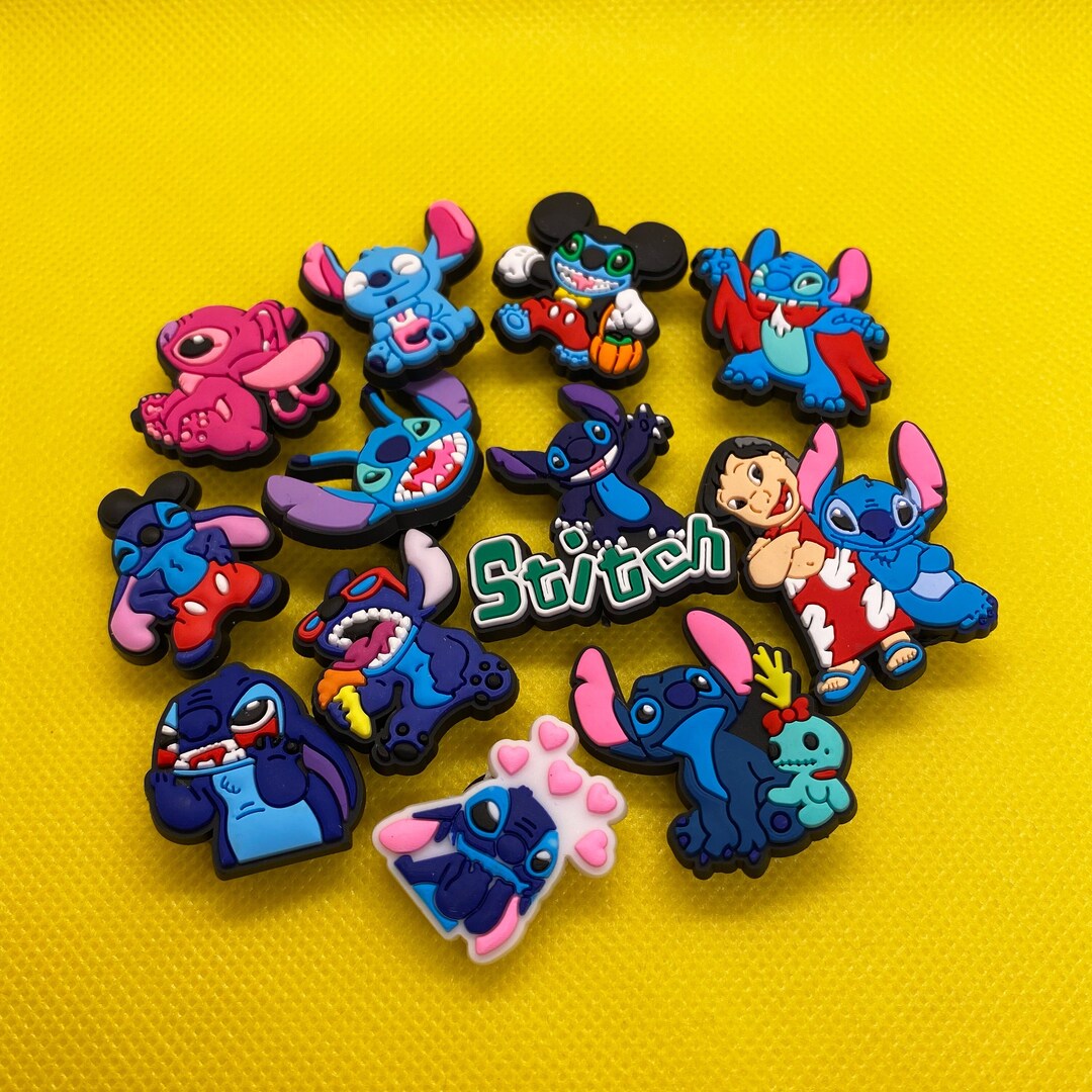 Stitch-inspired Croc Charms. Embrace Adorable Chaos With Stitch ...