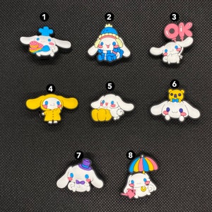 Sanrio Cinnamoroll Croc Charms, Cute Cartoon Jibbitz - Etsy