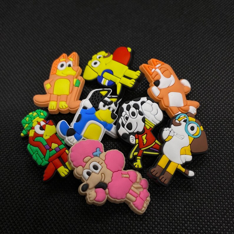 Bluey and Bingo Cartoon Characters Crocs Charms - Etsy