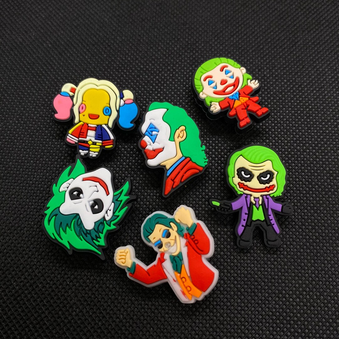The Joker Croc Charms Movie Croc Jibbitz - Etsy