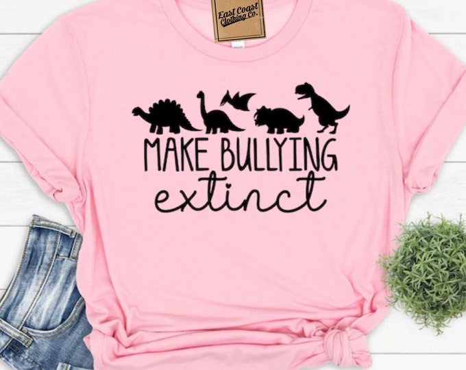 Pink Shirt Day, Make Bullying Extinct, Anti Bullying Shirt, Kindness ...