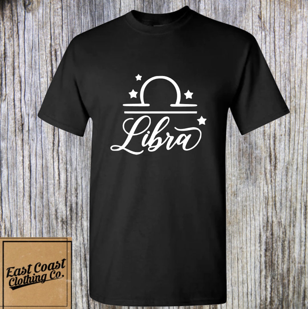 Camisa de cumpleaños Libra, regalo Libra, camisa del zodíaco, zodíaco ...