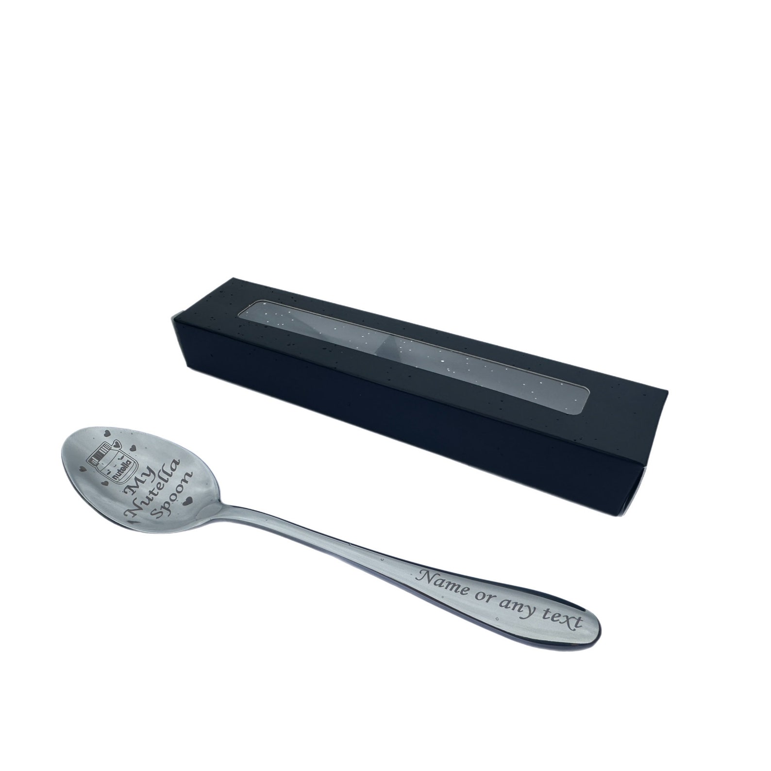 Personalised Nutella Spoon Custom Engraved Coffee Spoon, Tea Spoon With ...