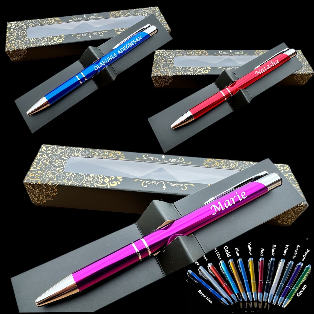 Custom Engraved Ballpoint Pen, Cute Pen, Personalised Pens, Gift for ...