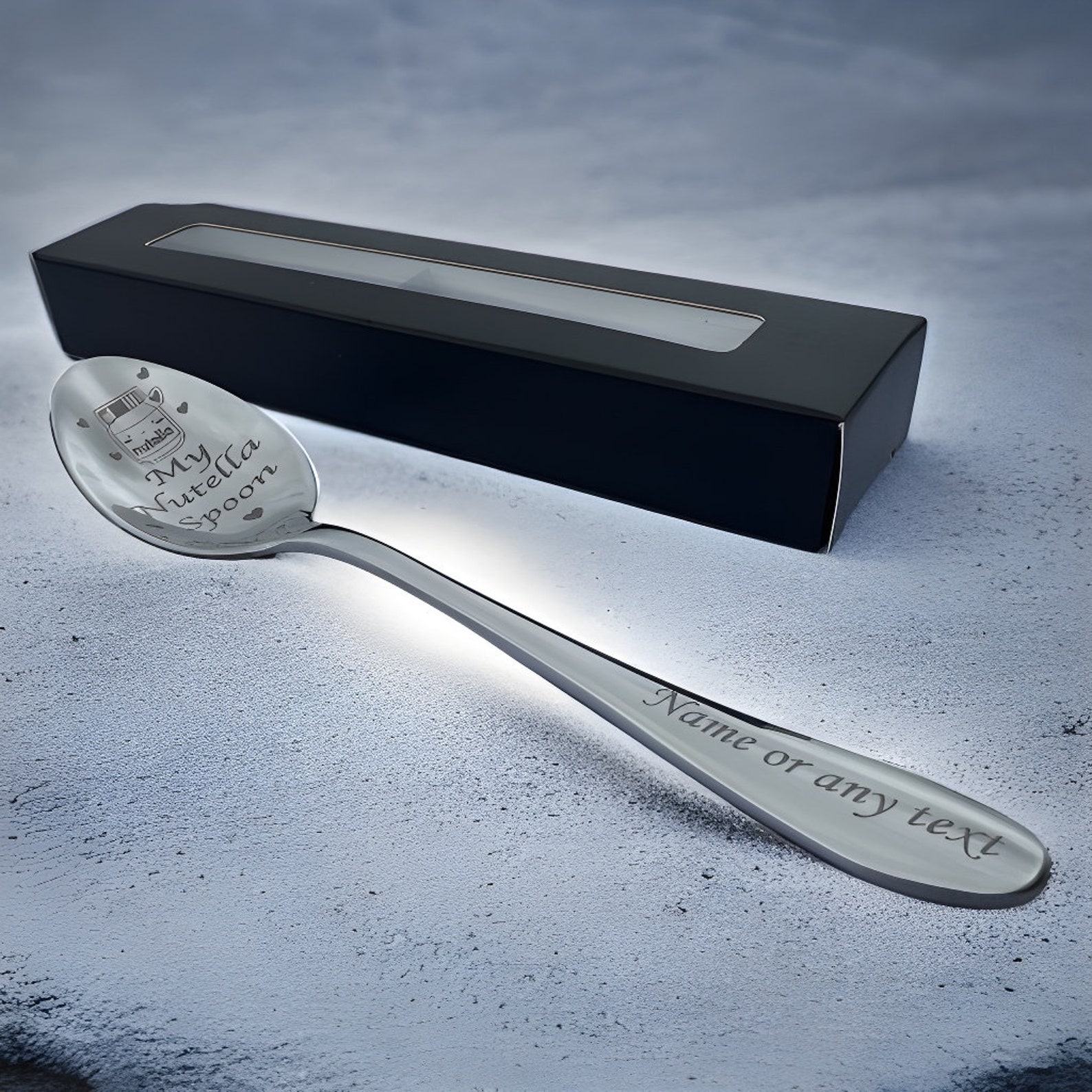 Personalised Nutella Spoon Custom Engraved Coffee Spoon, Tea Spoon With ...
