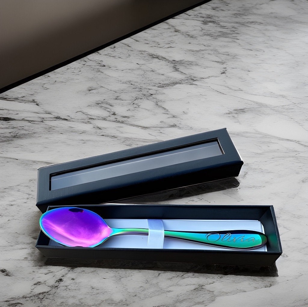 Personalised Tea Spoon Gift Heavy-duty Metal Tea Spoon for Serving ...